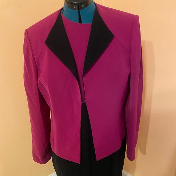 Kasper | Pants & Jumpsuits | Kasper Women Suit Set Fuchsia | Poshmark